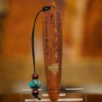 Hawaiian Handmade Koa Wood Earrings, Hair Picks, and Bookmarks – Hawaii ...